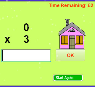 Mad Minute Math Multiplication Game Online
